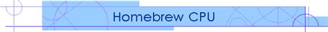 Homebrew CPU Home Page