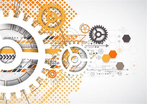 Abstract Technology Gears Stock Illustrations 27 268 Abstract