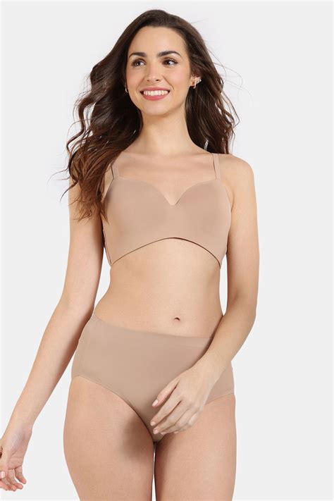 Buy Zivame Wonderwire Padded Non Wired 3 4th Coverage T Shirt Bra With
