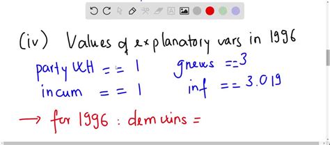 Solvedin Example 106 We Used The Data In Fair To Estimate A Variant