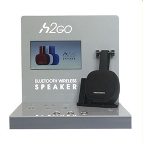 Retail Store Acrylic Speaker Display Stand Counter Earphone Headphone