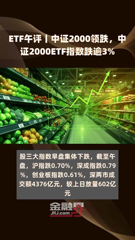 Etf午评丨中证2000领跌，中证2000etf指数跌逾3 快报凤凰网视频凤凰网