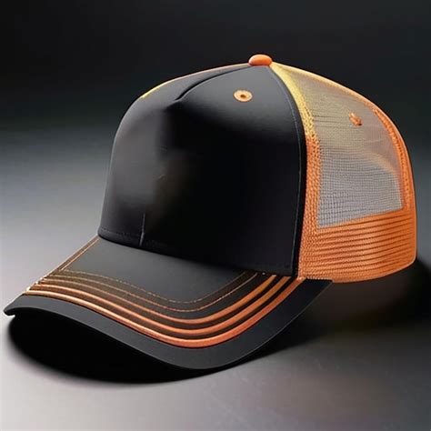 Premium Photo Truck Hat Mockup With Ai Generative