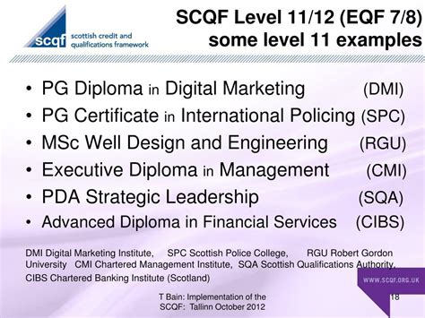 Ppt Implementation Of The Scqf Powerpoint Presentation Free Download Id 3377333