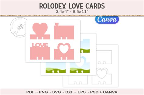 Rolodex Card Template Graphic By Lovelytocu · Creative Fabrica