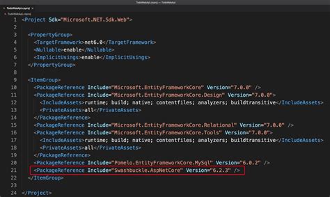 用VS Code创建ASP NET Core Web API项目TodoWebApi默认空项目不与数据库交互 swashbuckle aspnetcore swaggergen