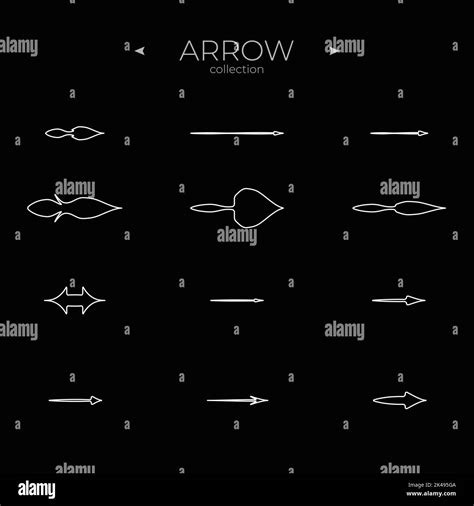 Line Arrow Icon Set Universal Arrow Icon Arrow Basic Ui Elements To