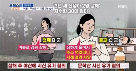 [프레스룸live 오 궁금] 주스 먹였더니… 신생아 두 아들 살해한 친모 자수한 이유는