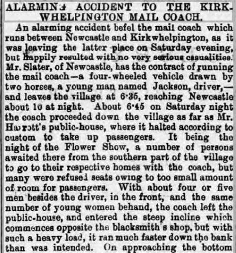 A Barnsley Historians View Daniel Harle Is From Kirkwhelpington