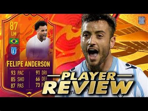 87 HEADLINERS FELIPE ANDERSON PLAYER REVIEW GAMEPLAY OBJECTIVE FIFA