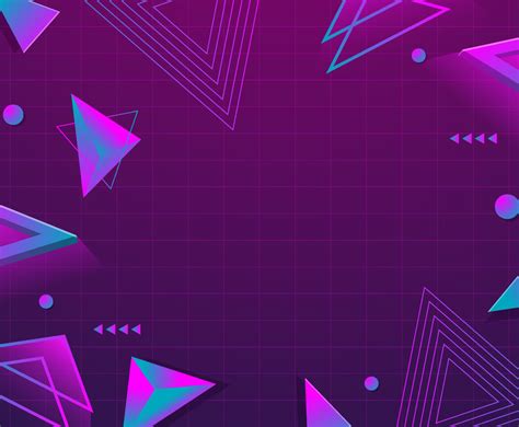 Gradient Retro Triangle Background Vector Art And Graphics