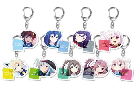 株式会社ホビーストック 商品詳細 アンジュ・ヴィエルジュ アクリルキーホルダー 彩城天音／蒼月紗夜／アルマリア／エルエル／コード