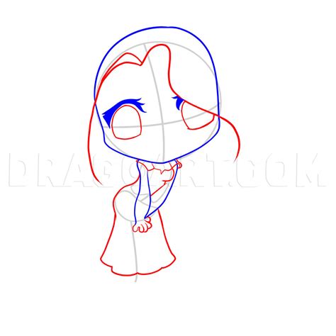 How To Draw Chibi Rapunzel Tangled Drawing Step By Step By Dawn Dragoart