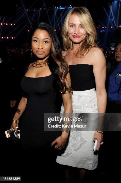 Singer Nicki Minaj And Actress Cameron Diaz Attend The 2014 Mtv Movie