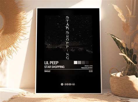 Lil Peep Poster Star Shopping Poster Album Art Album Cover Posters Sold By Guenna Daybed