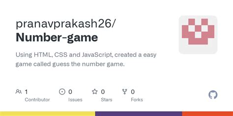 Github Pranavprakash26number Game Using Html Css And Javascript
