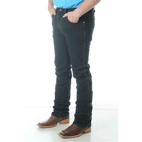 CalÇa Jeans Tradicional Masculina Verde Escuro Com Elastano Reizinho