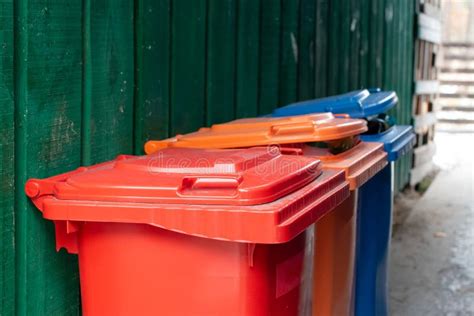 Garbage Bins For Different Types Of Waste Waste Management Recycling