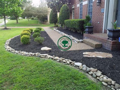 River Rock Vs Mulch Arbor Hills Trees And Landscaping