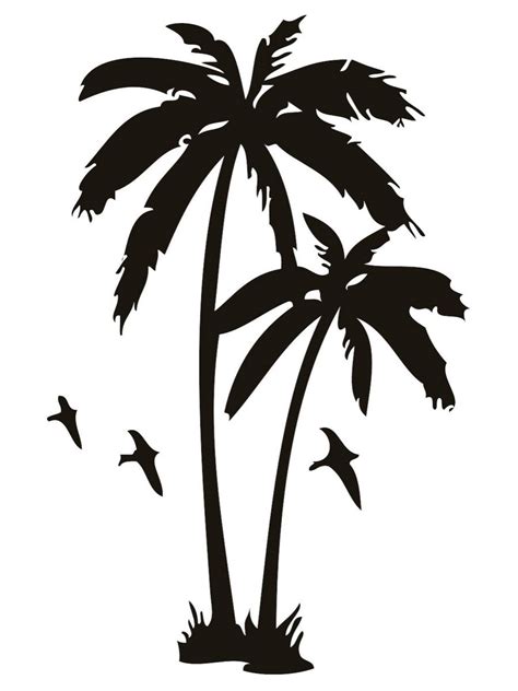 Printable Palm Tree Stencil Printable Jd