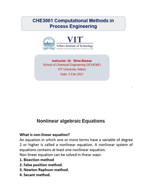 2 Graphical And Bisection Method 22072022 Pdf Equations