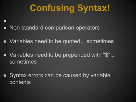 Real Programmers Use Programming Languages Not Shell Scripts Ppt