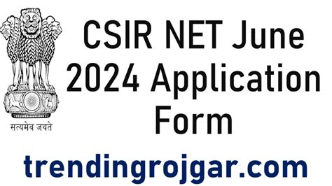 CSIR NET June 2024 Application Form Opens Notification PDF Out