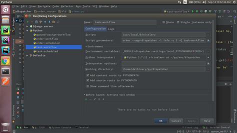 Python How Can I Use Pycharm To Locally Debug A Celery Worker