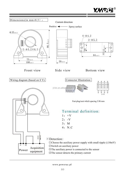 Hall Effect Current Sensor Acdc Current Transducer 300a Buy Acdc