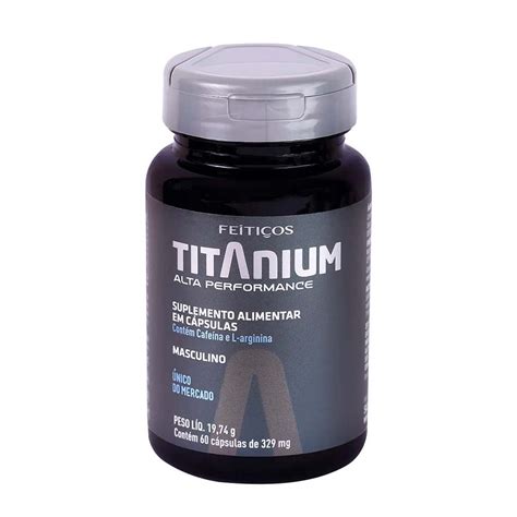 Cápsula Titanium Alta Performance Suplemento Alimentar Feitiços Sex