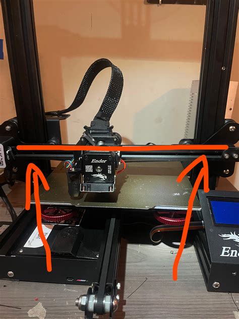 Cannot Get Ender 3 X Axis To Level I Tried Tightening The Screws That