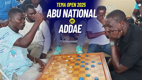 Addae Vs Abu National Tema Open 2025 Round One Youtube