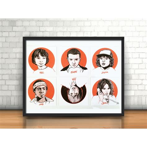 Quadro Stranger Things Shopee Brasil