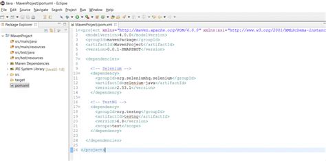 Selenium Maven Eclipse Ide