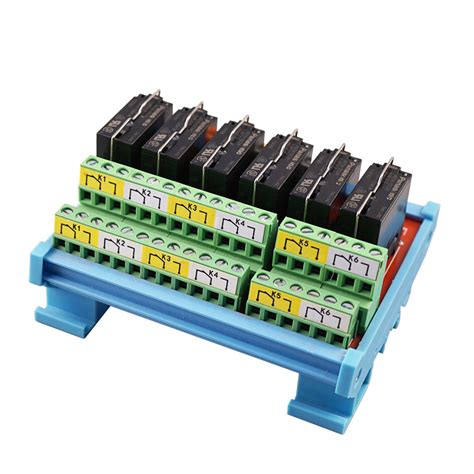 6 Channel 2no 2nc 8 Pins Panasonic Relay Module DC24V Electromagnetic
