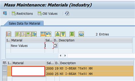 Mass Changes To Material Master SAP Community