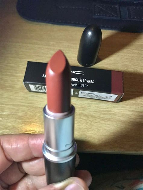 Original Mac Satin Lipstick In Paramount Full Size Beauty And Personal