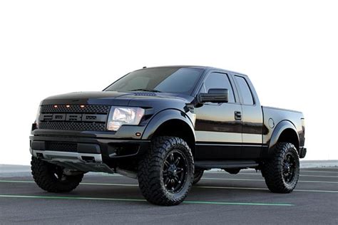 Blacked Out Lifted Ford Raptor