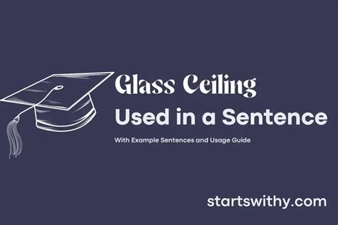 Glass Ceiling In A Sentence Examples 21 Ways To Use Glass Ceiling