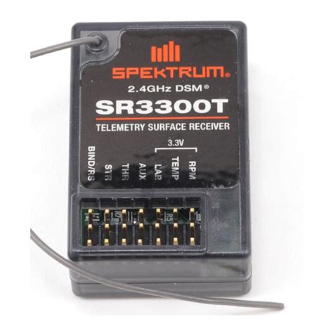 SPEKTRUM SR T INSTRUCTION MANUAL Pdf Download ManualsLib