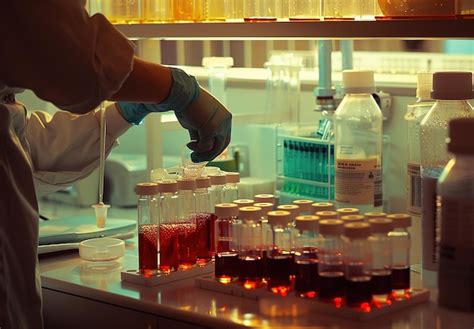 Premium Photo Focused Scientist Performing Precision Laboratory Experiments A Closer Look At