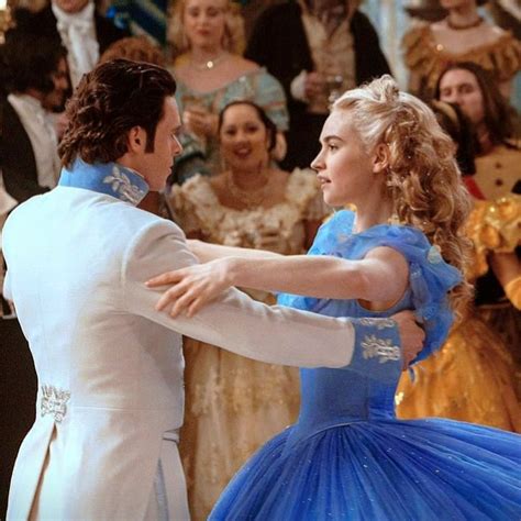 Lily James And Richard Madden In Cinderella 2015 Cinderella Movie