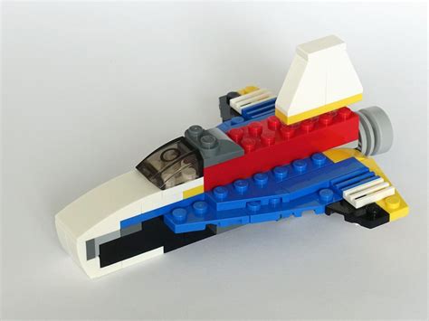 Lego Moc 31087 Simple Spacecraft By Tomik Rebrickable Build With Lego