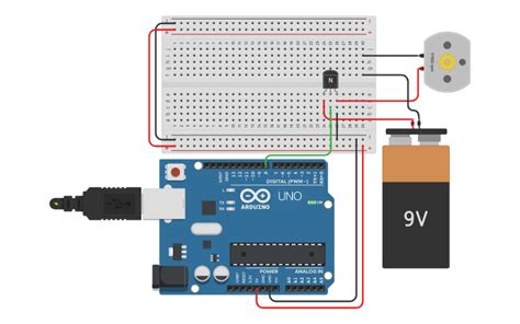 Circuit Design 9v Transistor Battery Control Tinkercad