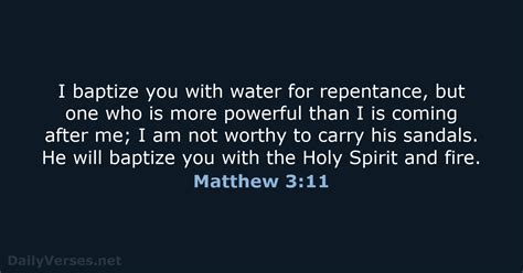 Matthew 3 11 Bible Verse NRSV DailyVerses Net