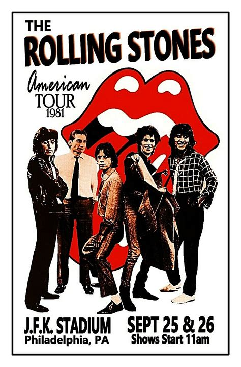 The Rolling Stones Concert Poster