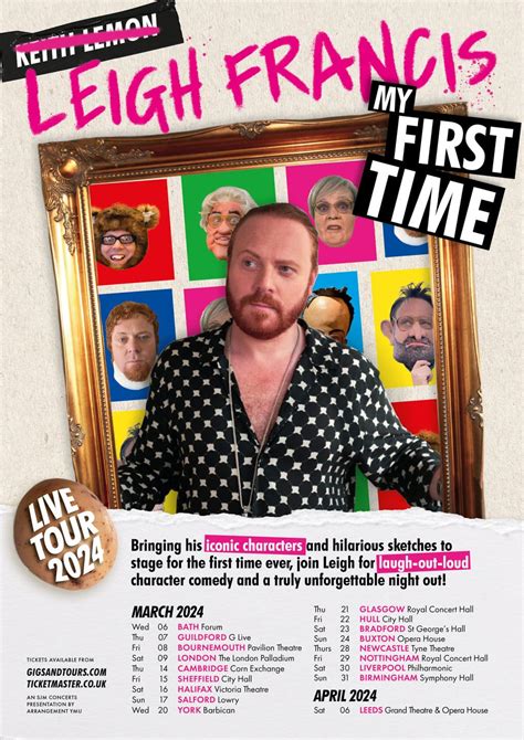 Comedian Leigh Francis Announces His First Ever Live Tour My First