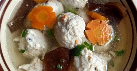 Resep Bakso Ayam Udang Bakso Sarang Oleh Yuni Fitria Anjani Cookpad