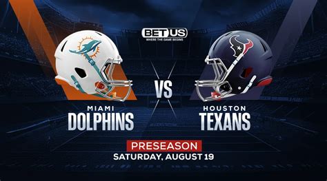 Texans To Charge Through Dolphins Defense