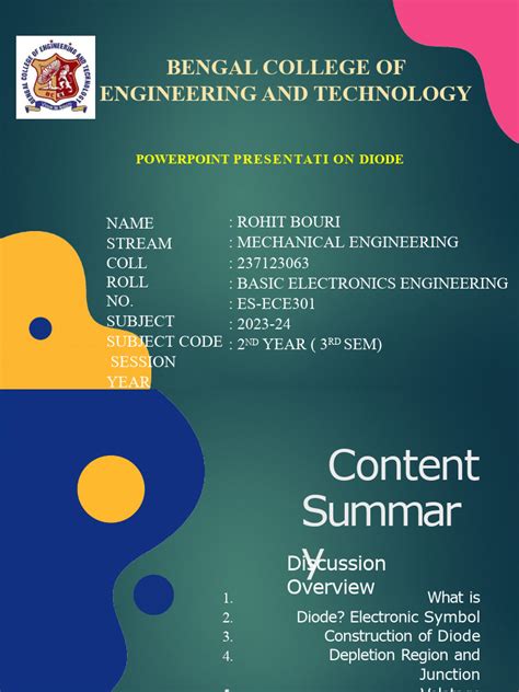 Diode Pdf Science And Mathematics